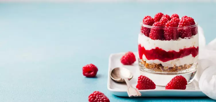 Quels desserts d'été peuvent être cuites de framboise?