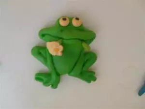 Frog of plastic