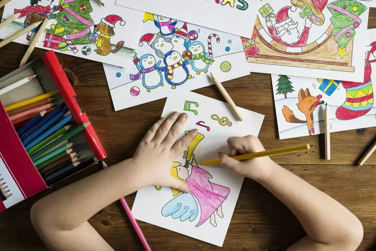 What can children draw about?