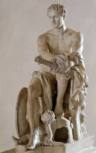 Арес Людовизи - передбачувана римська копія з оригіналу Скопаса