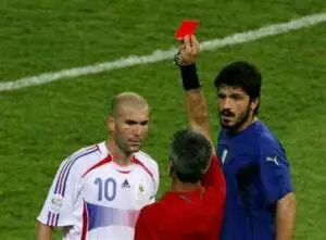 A red card is a fair and bold Solution of Elimoxo (from the site www. Sport.gazeta.ru)