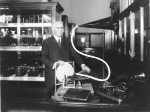 Emil Berliner (1851-1929) - Inventore di grammofono, piatti e fonogrammi di replicazione tecnologia.