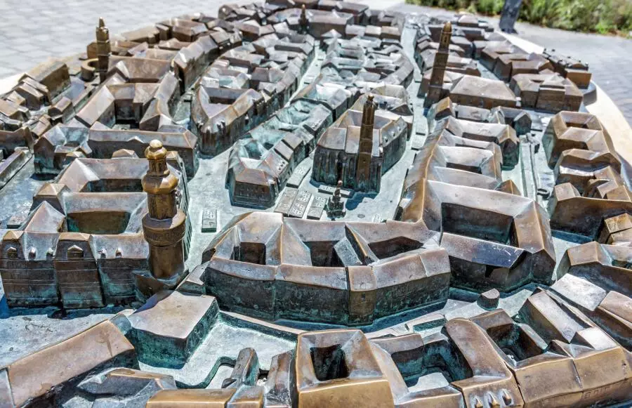 匈牙利城市Shopron的微縮模型