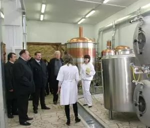 Bengkel modern kanggo produksi Kumsa ing Saffranovo. Apa pancen kaya bir?