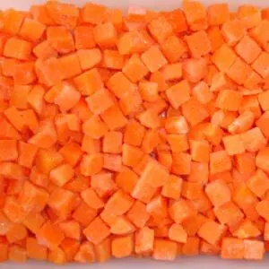 Вычышчаная моркву вельмі хутка вяне