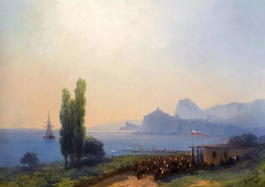 Nini siri ya ubunifu wa Aivazovsky? 23136_1