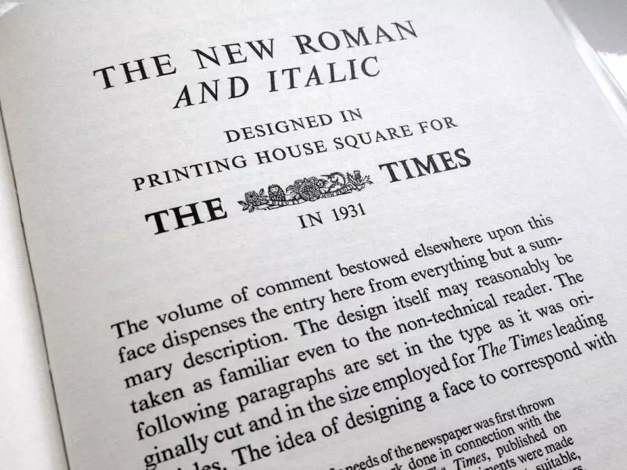 Times New Roman Font