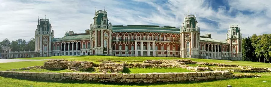 Palác Ensemble Tsaritsyno.