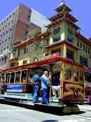 Tram kabel di China City