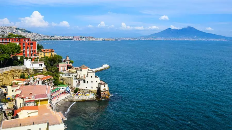 Napoli, pamje nga Vesuvius