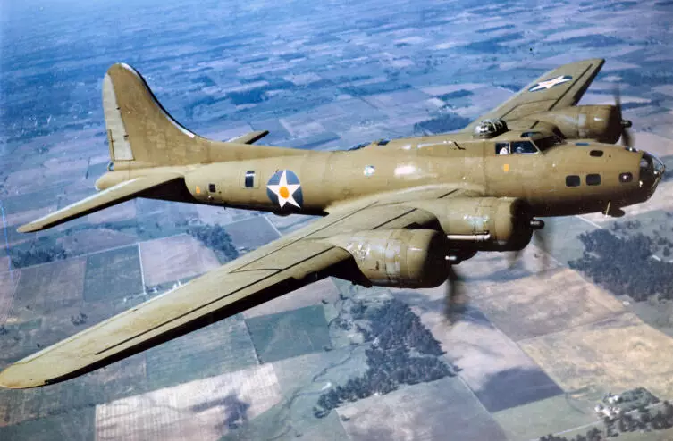 B-17E ВПС США в польоті