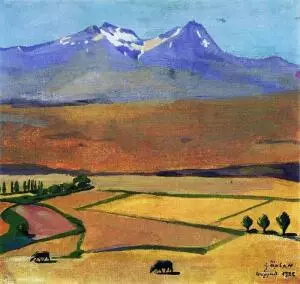 Monte Aragats no verão, 1922