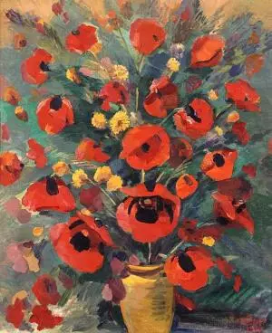 Poppies de campo, 1945