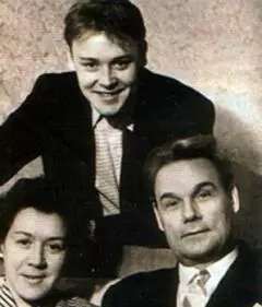 Οικογένεια Σ Δ Stolyarova - Σεργκέι Stolyarov με τη σύζυγό του Όλγα και Υιός Κύριλλος.