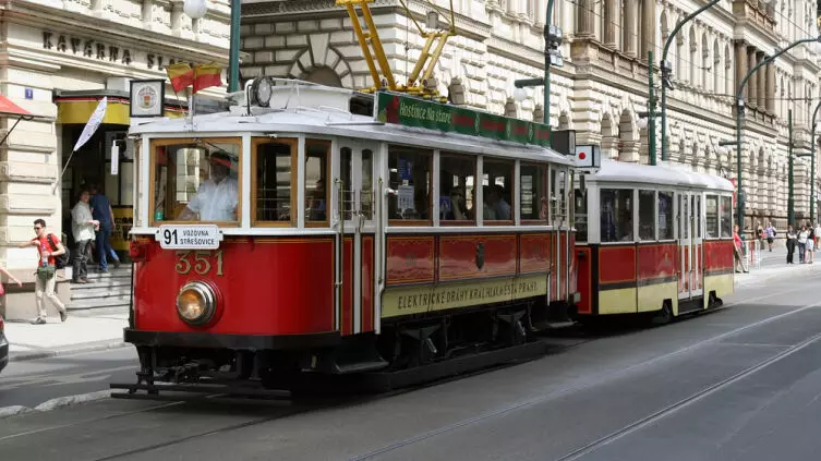 Tram wakale ku Prague