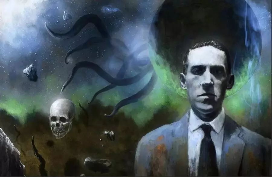 Darlun ar gyfer gwaith LOVECRAFT