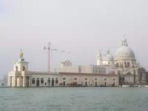 Church and Tower Crane