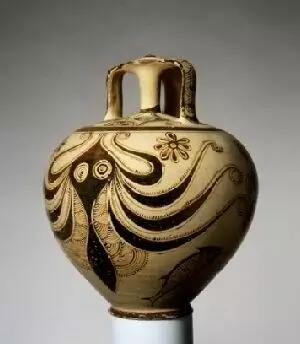 Jug mei Octopus (sawat 1200-1100. BC). Let elaladsky, as myn ienige perioade. Grikelân