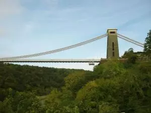 Clifton Bridge er einn af frægustu byggingum Brewnell Isambard