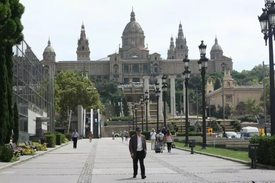 Nasjonal kunstmuseum i Catalonia.