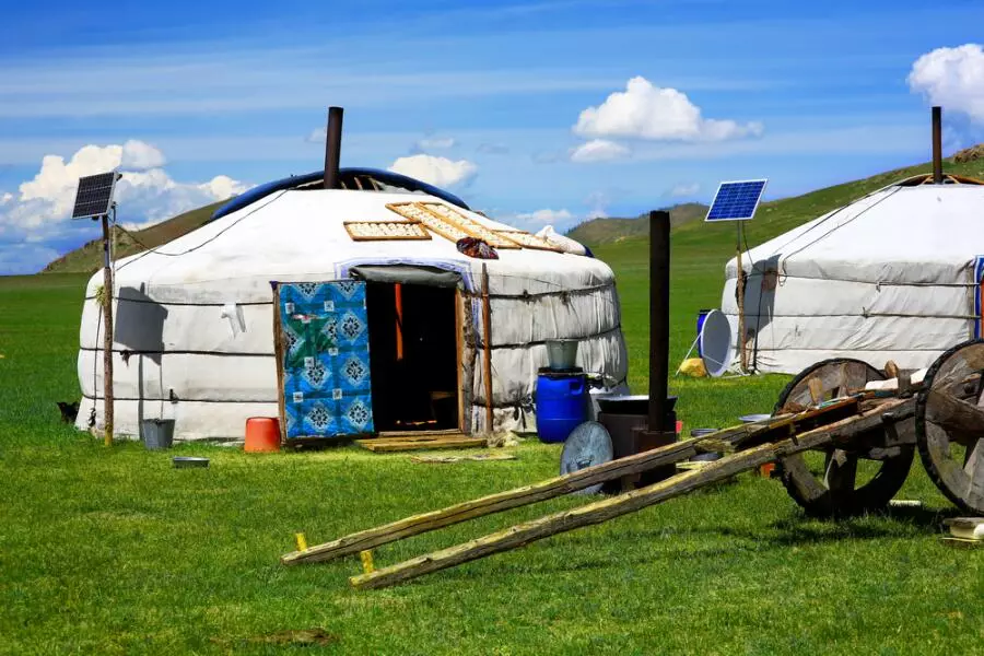 為什麼蒙古人從yurt獲得輪胎？