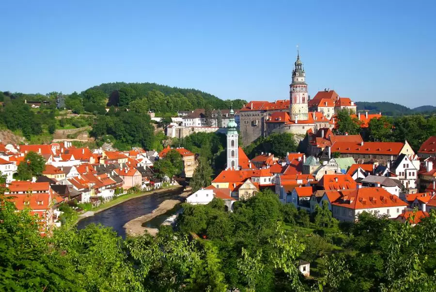 చెక్ Krumlov.