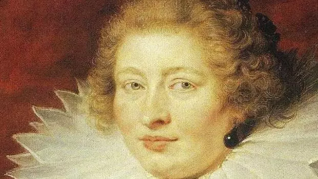 Rubens. Portret van Madame de Vic. 1625 jaar. 74x53 cm. Fragment