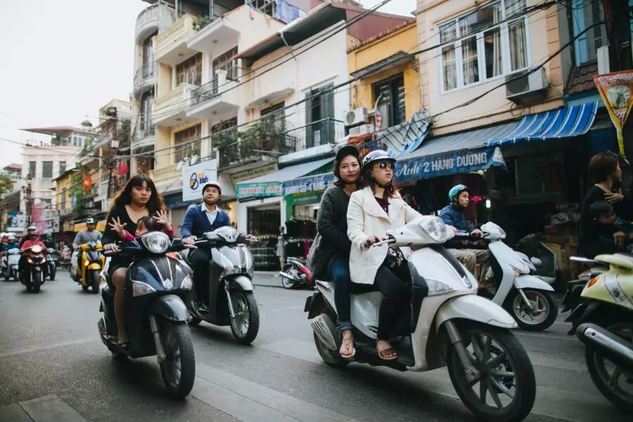 Dans les rues de Hanoi