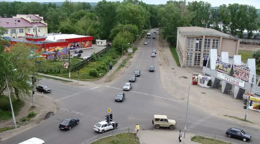 Centro della città Volzhsk