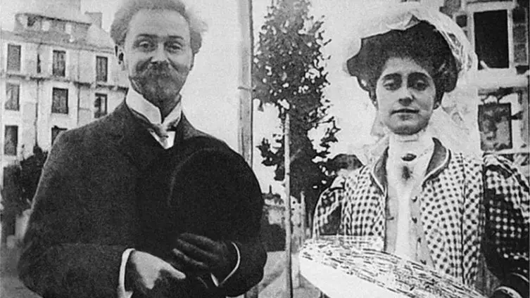 Tatyana Schleser، 1909 کے ساتھ Scriabin