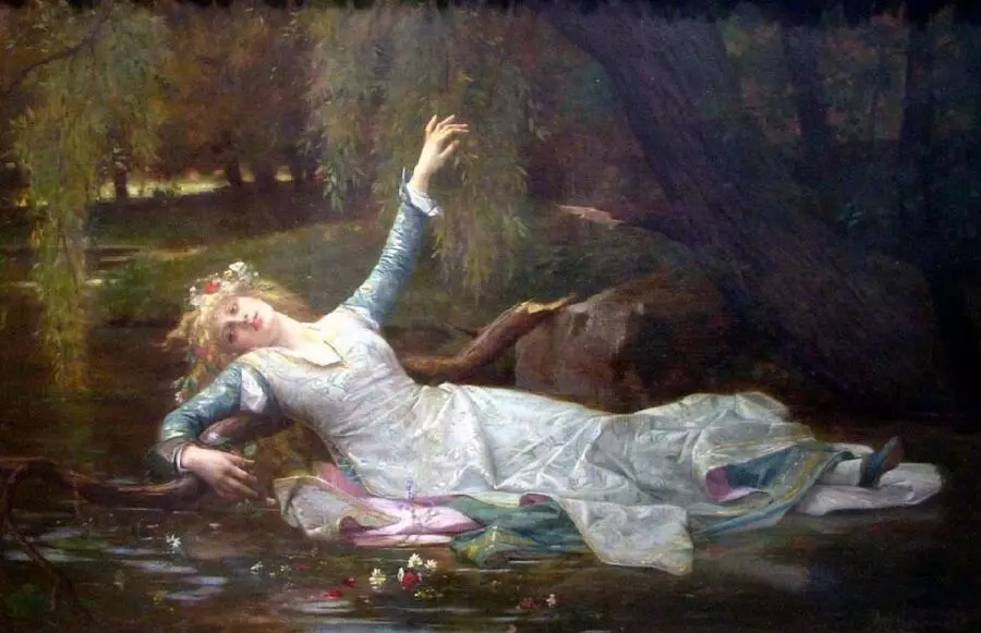 Alexander Cabannel, Ophelia, 1883, 77x117 cm, erakoosolek