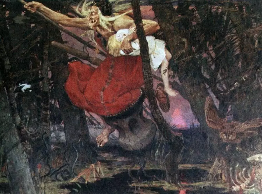 V. M. Vasnetsov, Baba Yaga, 1917