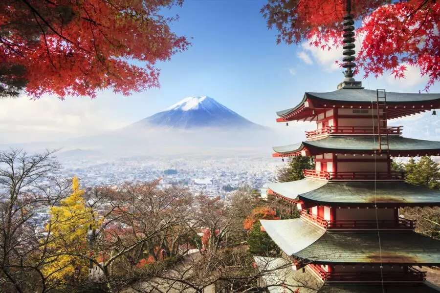 Japan. Sacred Mountain Fujiima.