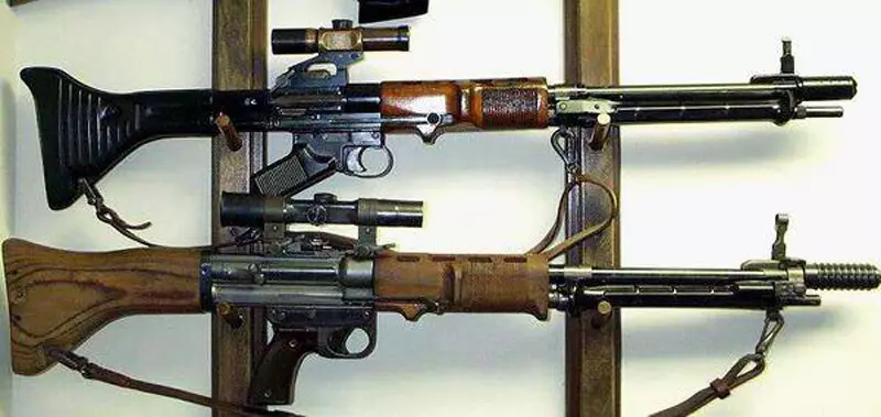 FG-42 (FG-42). Por que este rifle automático chamou ás "armas de diaño verdes"? 1. Historia da creación